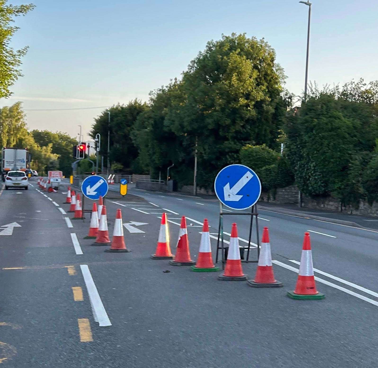 Park Way closure continues to cause delays on A229 Loose Road in ...