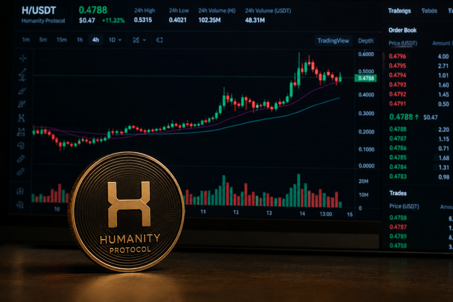 H Token rebounds after exploit, but can it reclaim the $0.80 mark?