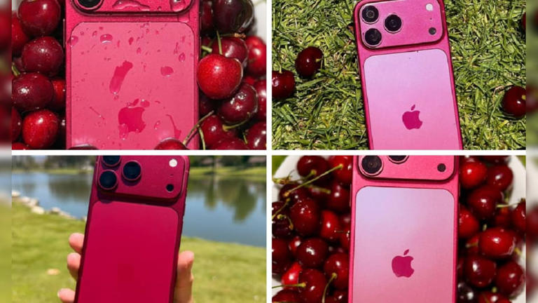 Apple iPhone 18 Pro, iPhone 18 Pro Max live images show dark cherry ...