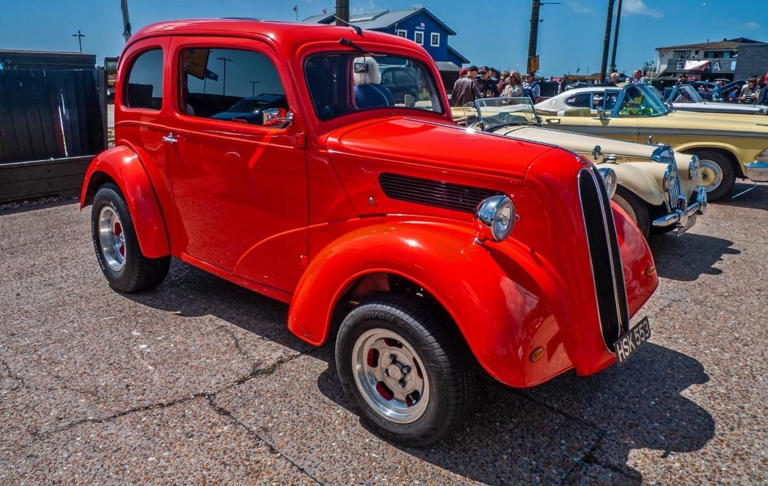 In 17 pictures: American classic cars line up for Hastings Hot Rod and ...