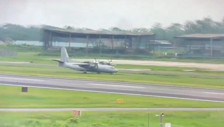 Military plane crash kills 5 after and exploding into a fireball — but ...