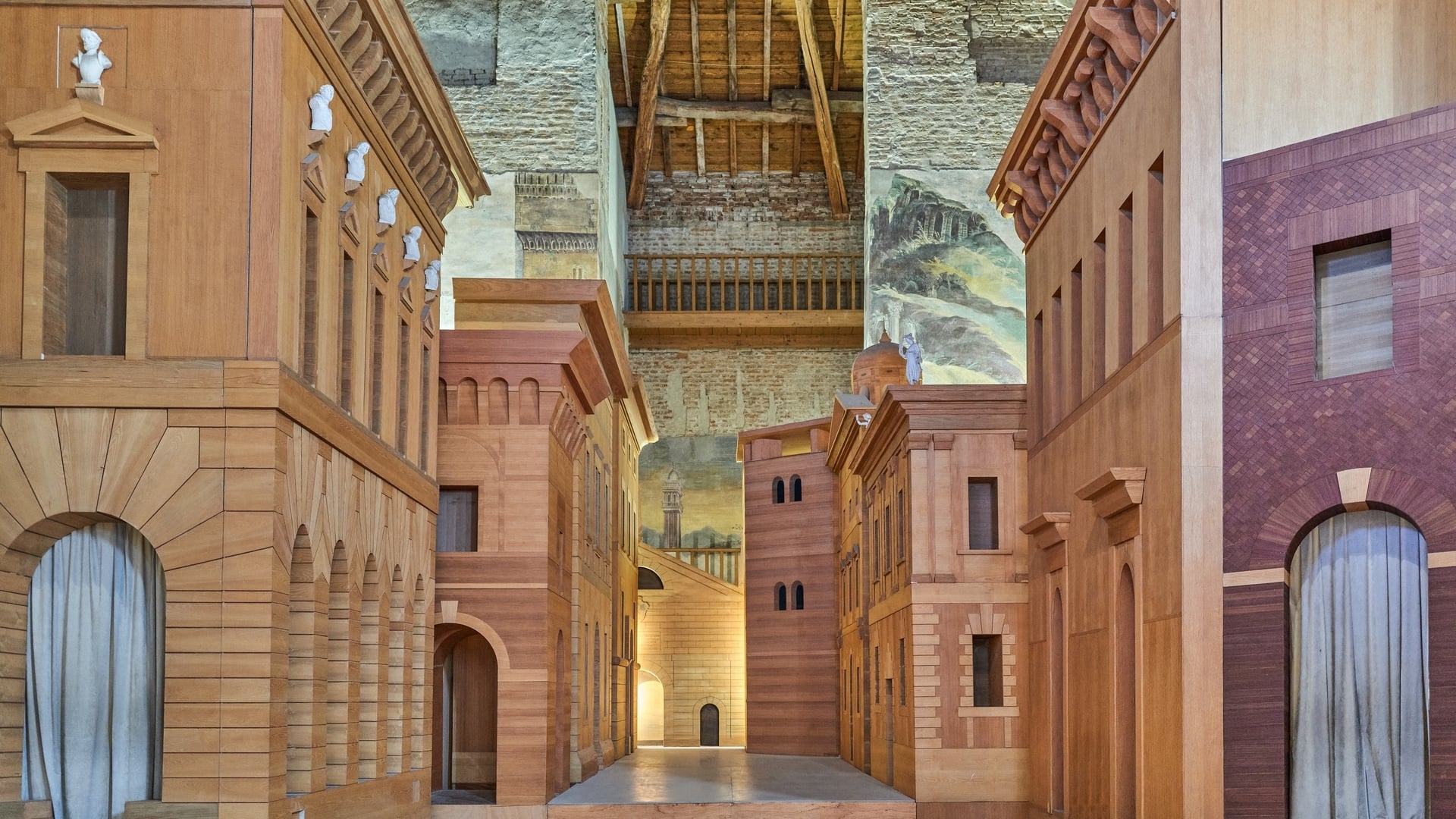 In Italy, this perfectly preserved ancient-style theatre, with its ...