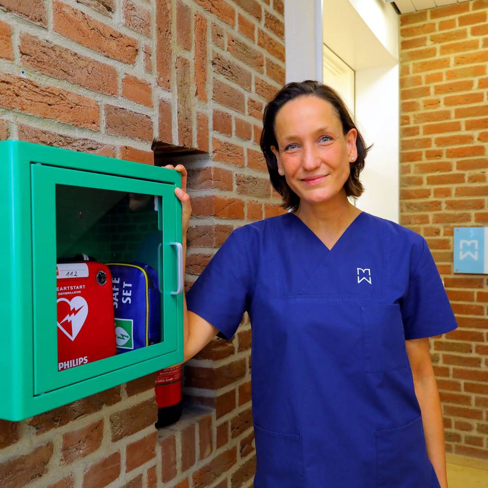 Xantener Innenstadt bekommt weiteren Defibrillator