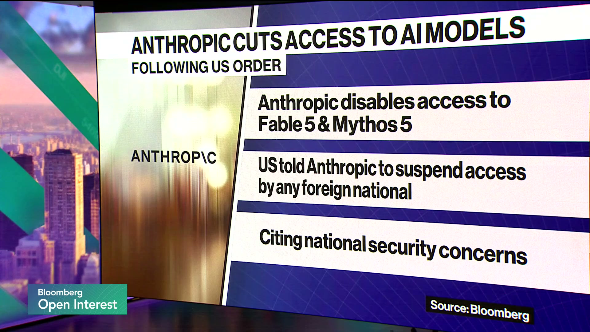 Anthropic shuts down Mythos access after US order