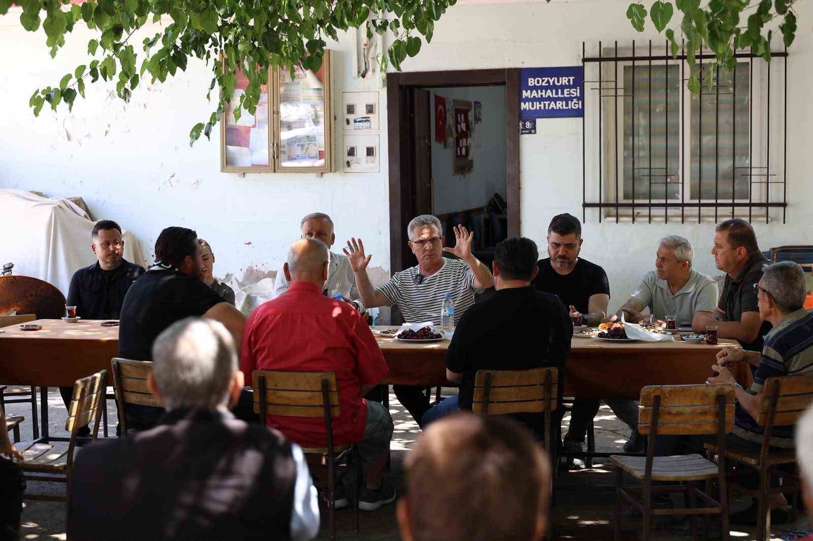 Başkan Tetik, vatandaşların taleplerini dinledi