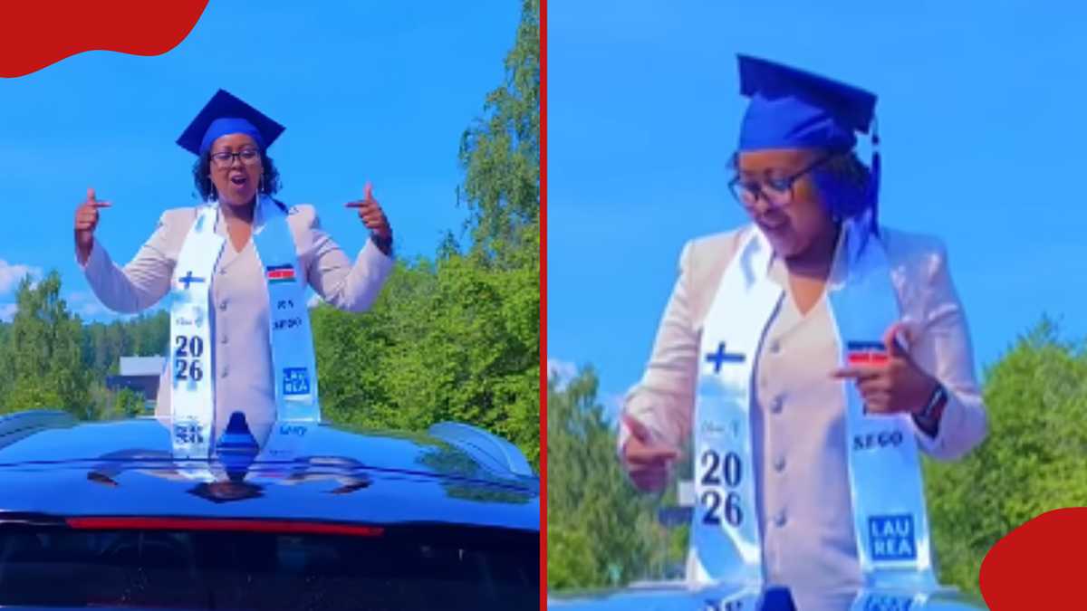 Kenyan woman joyfully dances atop car in Finland after bagging ...