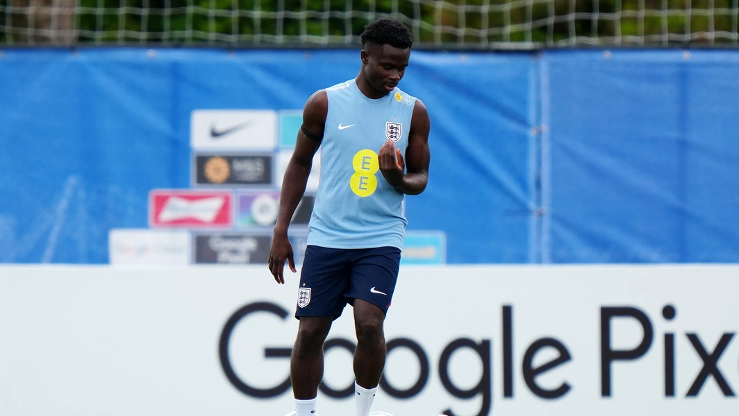 Saka fitness doubt opens door for Madueke in England opener