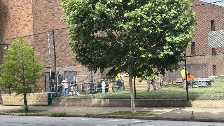 Worker injured in fall while putting up scaffolding at a Pittsburgh school