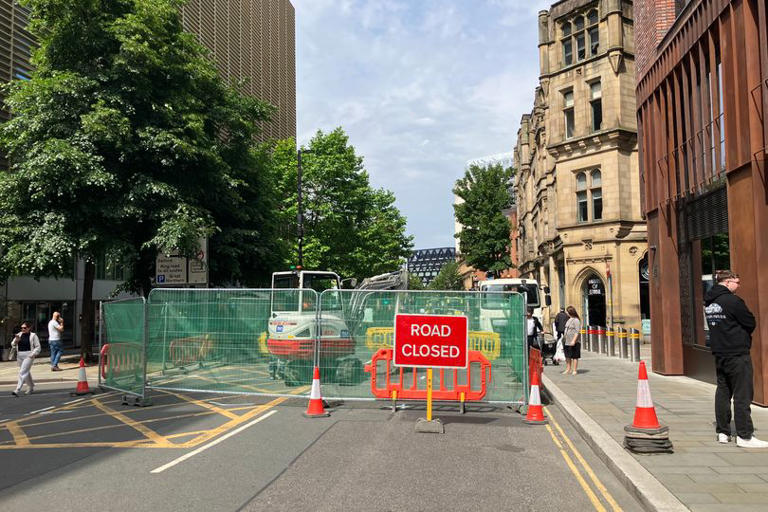 Busy city centre street closes for 'emergency' repairs