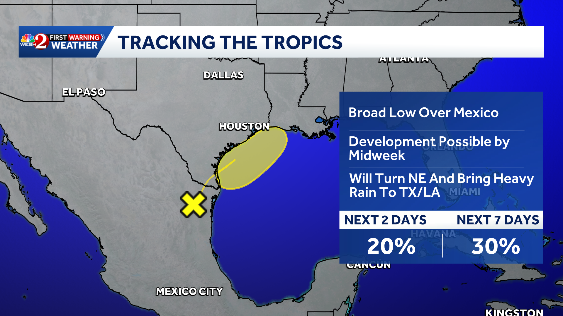 Disturbance in Gulf could bring heavy rain, flooding to Texas and ...