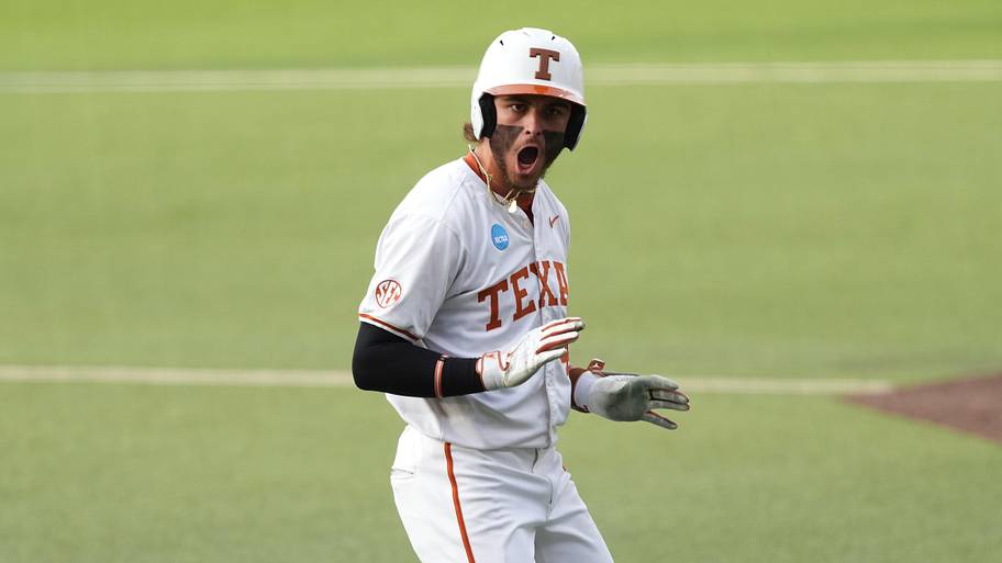 Texas' starting pitcher and lineup for College World Series game ...