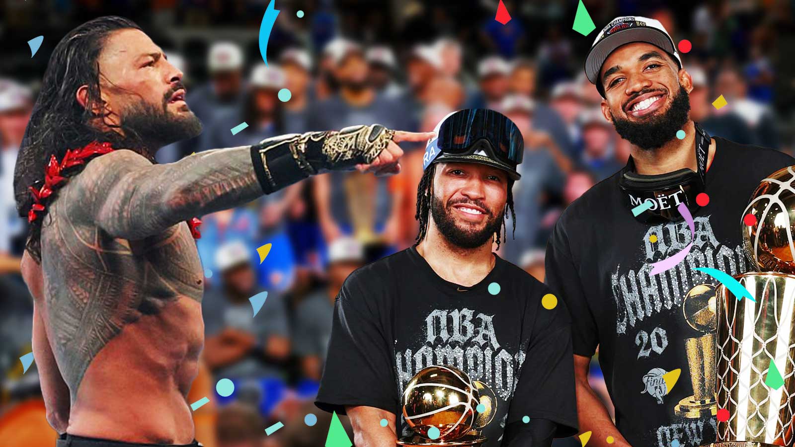 Roman Reigns acknowledges Knicks, Jalen Brunson after championship win