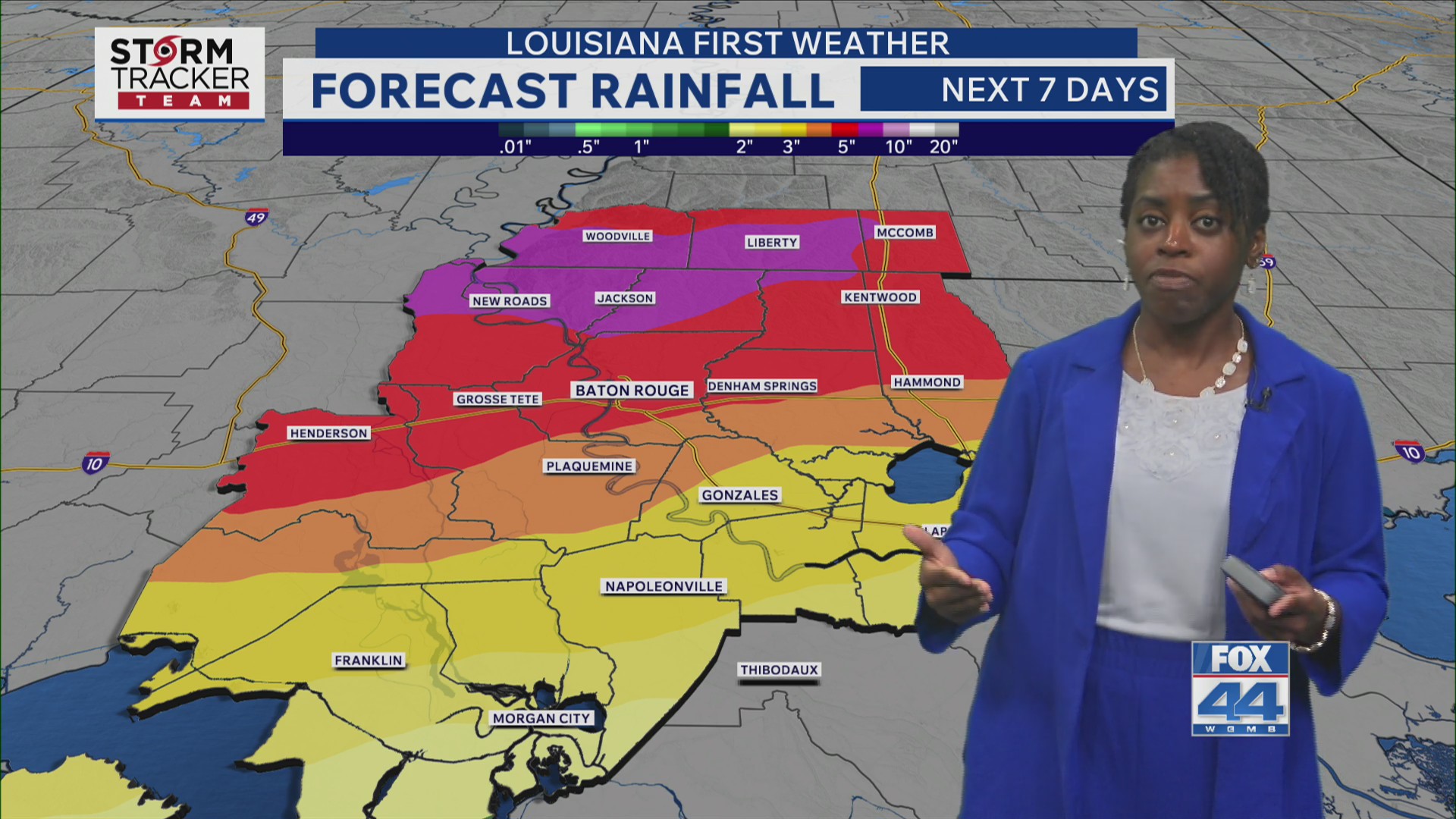 Monday morning forecast: Rain & T-storms to continue all week