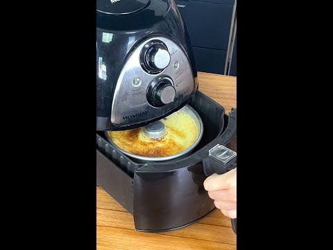 Pudim sem leite condensado na AirFryer! Nunca mais precisei fazer banho ...