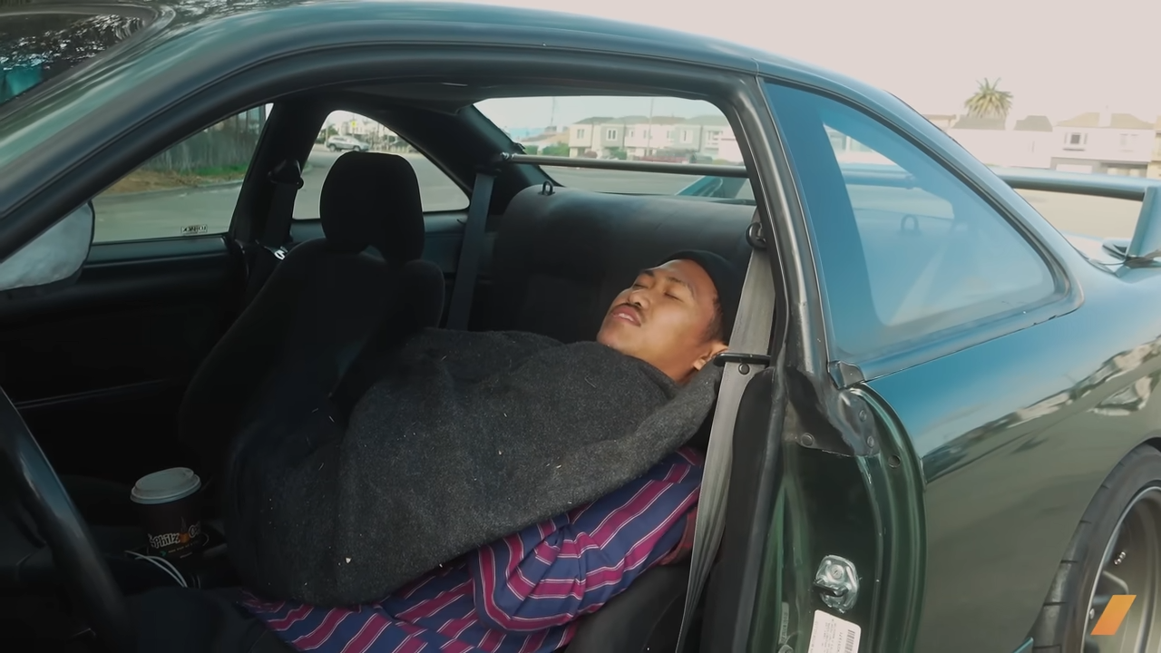 He lived in a Nissan 240SX for six months to chase a bigger dream