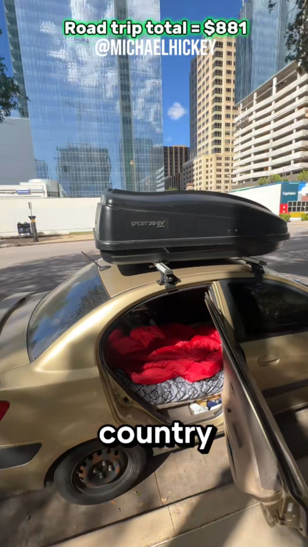 How much I spent on day 11 of my car camping road trip