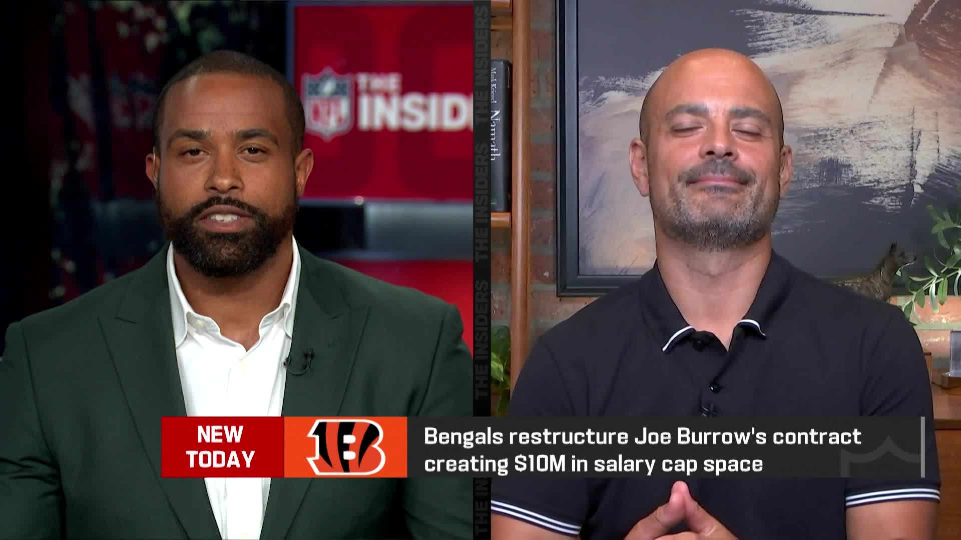 Rapoport: Bengals restructure Joe Burrow's contract to create $10M in ...