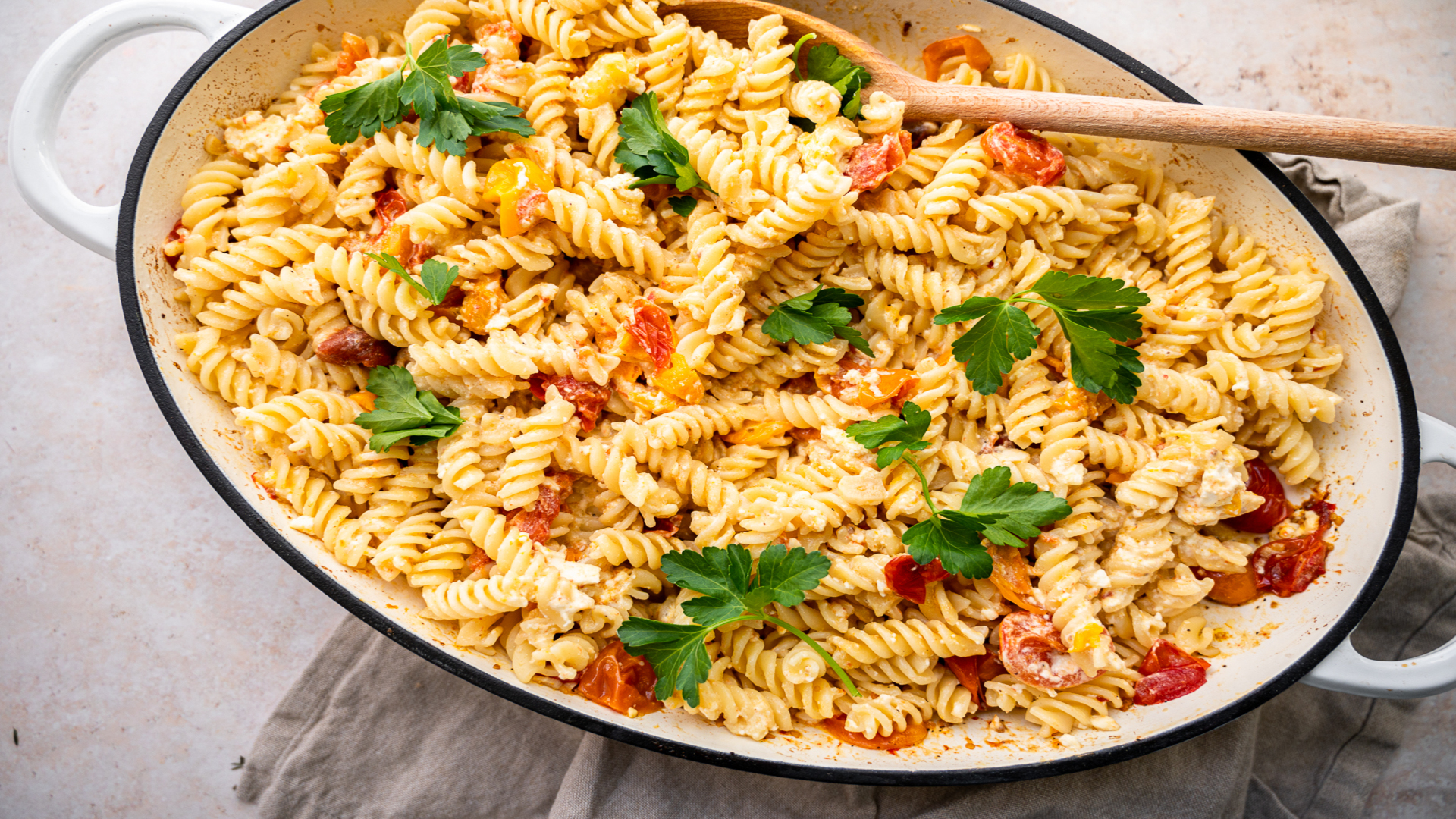 TikTok-inspired feta pasta recipe