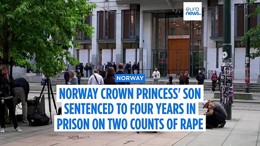 Norway crown princess' son sentenced to four years in prison on two ...