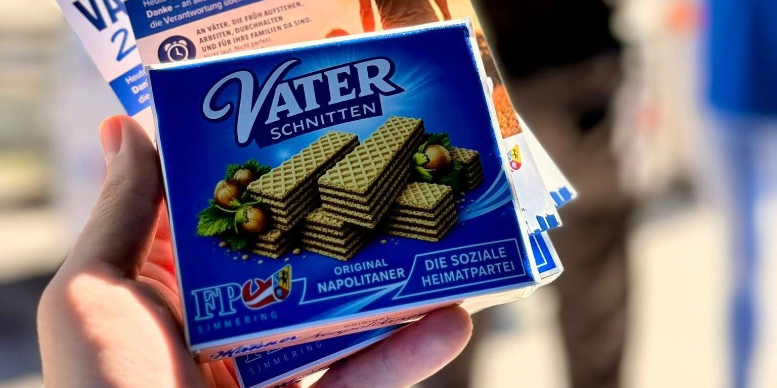 Vater Schnitten: Wirbel um FPÖ-Werbeaktion