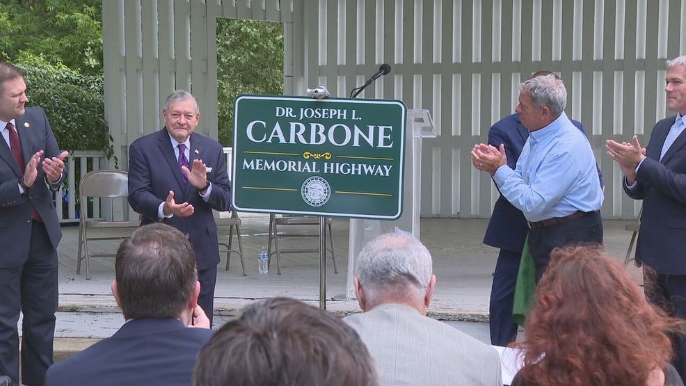 Titus Avenue in Irondequoit dedicated in memory of Dr. Joe Carbone