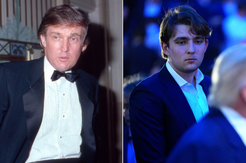 Floppy-haired Barron Trump’s uncanny likeness for dad Donald spotted at ...