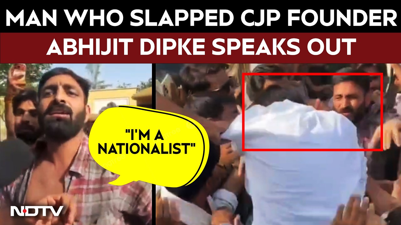 "I'm a nationalist": Man who slapped CJP founder Abhijit Dipke speaks ...
