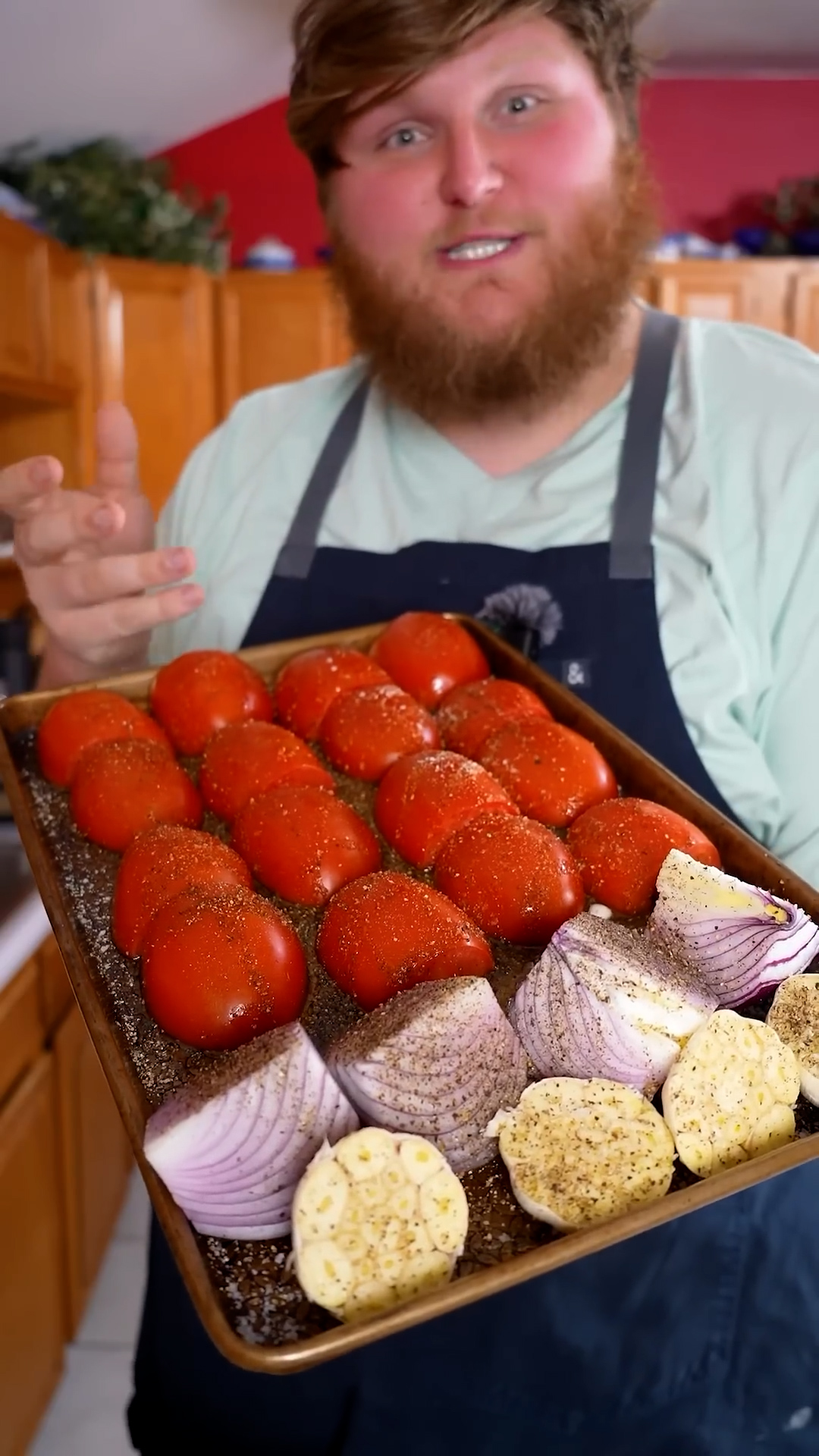 Roasted tomato soup comfort food