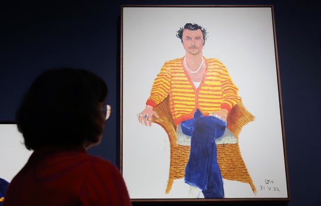 Harry Styles remembers David Hockney with touching tribute during ...