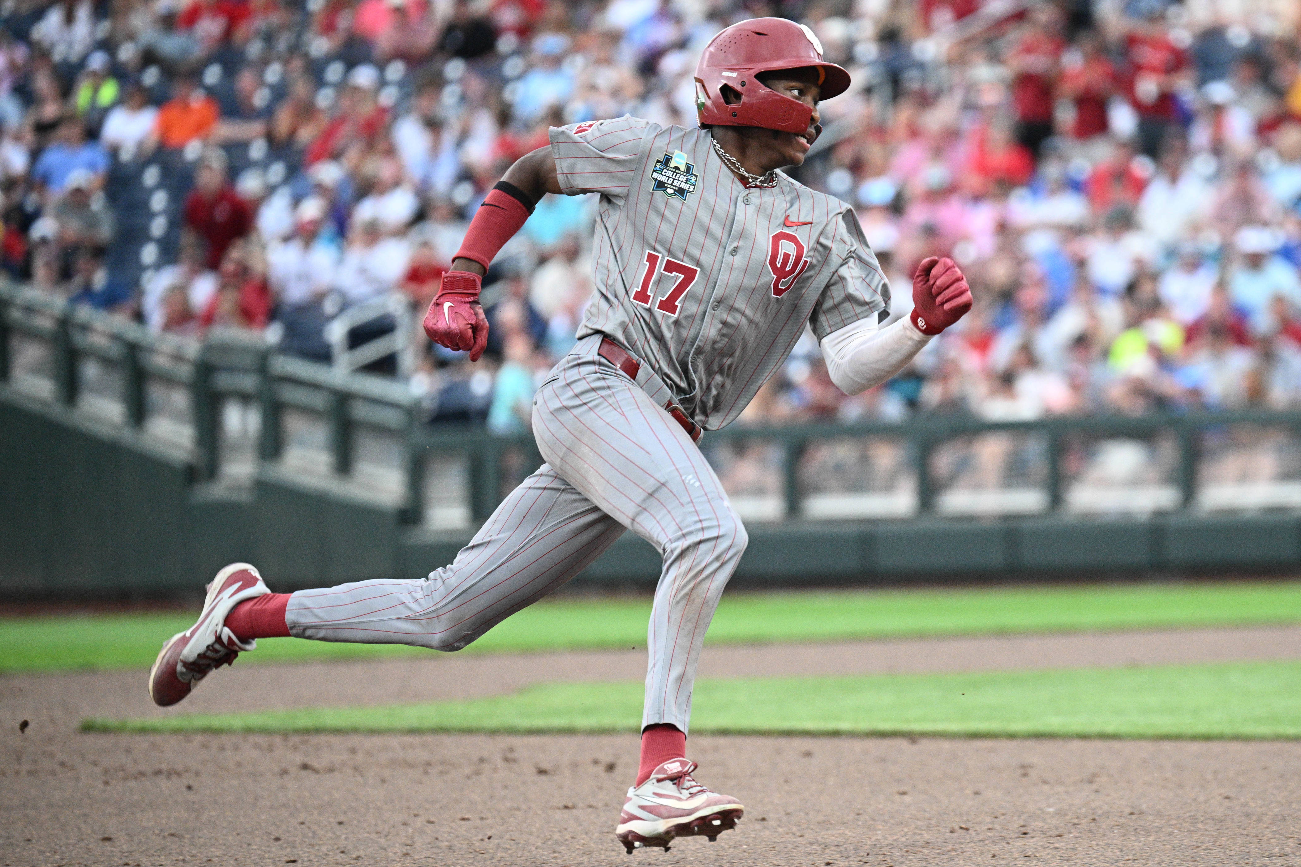 What channel is OU baseball vs Georgia on today? College World Series ...
