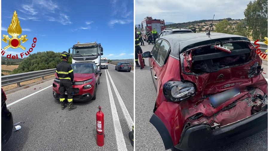 Olbia, schianto sulla panoramica: coinvolti un mezzo pesante e due auto ...