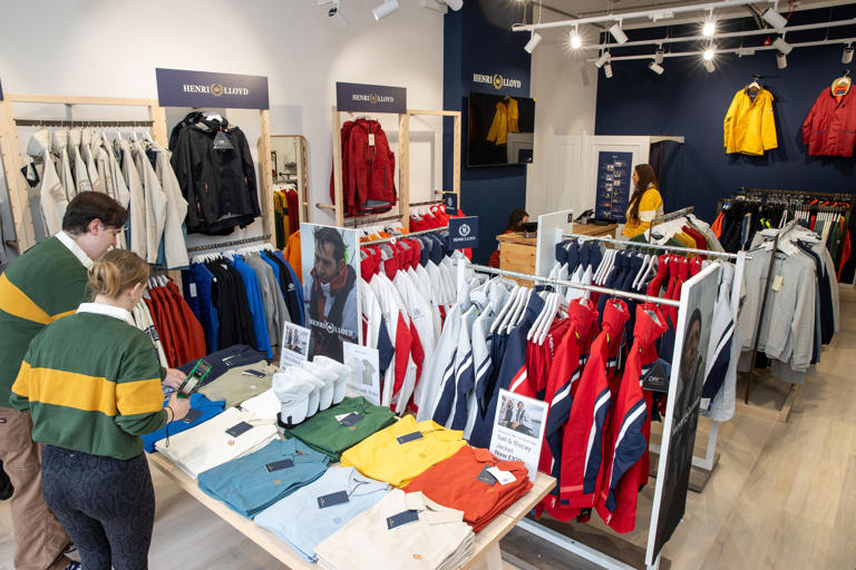 See inside the new Henri-Lloyd store which has opened in Gunwharf Quays