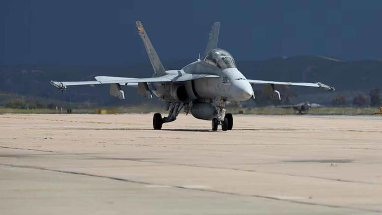Marine F/A-18 fighter jet crashes in Washington and sparks wildfire