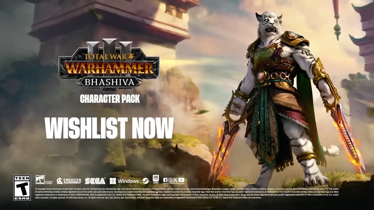 Total War Warhammer 3 official Bhashiva faction overview trailer