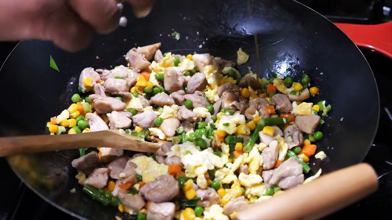 Easy chicken fried rice recipe