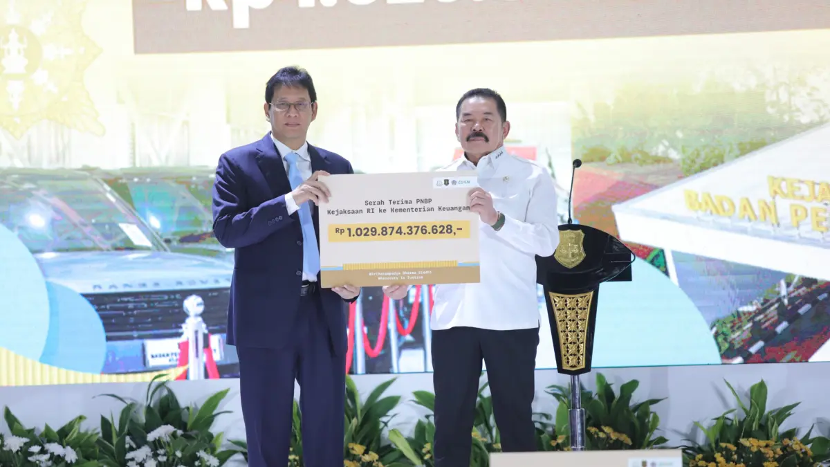 Kejagung serahkan Rp 1,029 triliun ke Menkeu Purbaya, termasuk aset ...