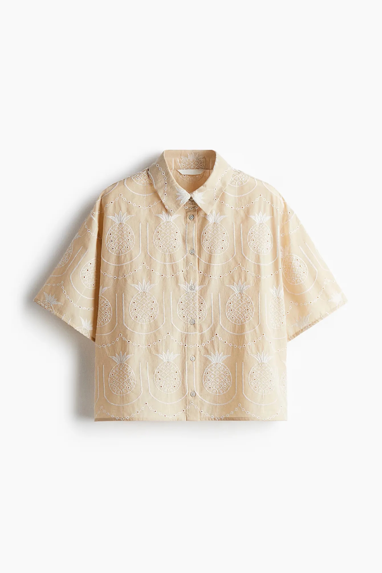 The embroidered shirt is the new must-have item