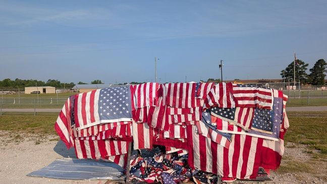 American Legion Post 265 holds annual flag retirement ceremony in ...