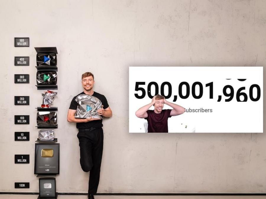 MrBeast hits 500M subscribers on YouTube