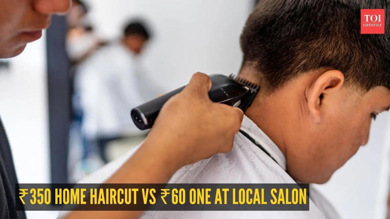 ₹350 home haircut vs ₹60 one at local salon: Man’s viral experience has ...