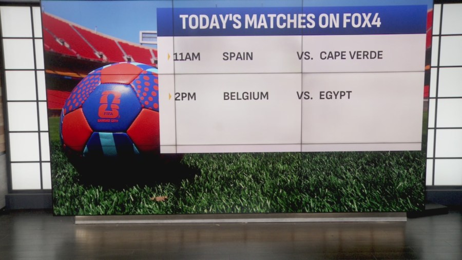 2026 World Cup on FOX4: Games, programming on Monday, June 15