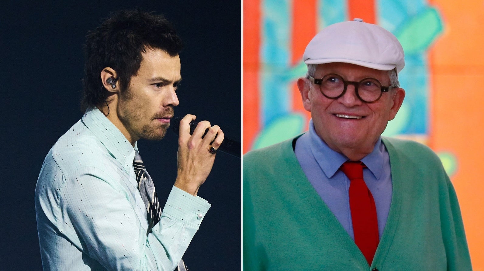 Harry Styles remembers David Hockney with touching tribute during ...