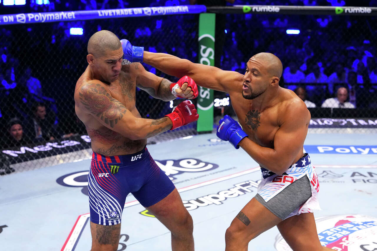 Connecticut's Alex Pereira loses to Ciryl Gane in UFC Freedom 250 at ...