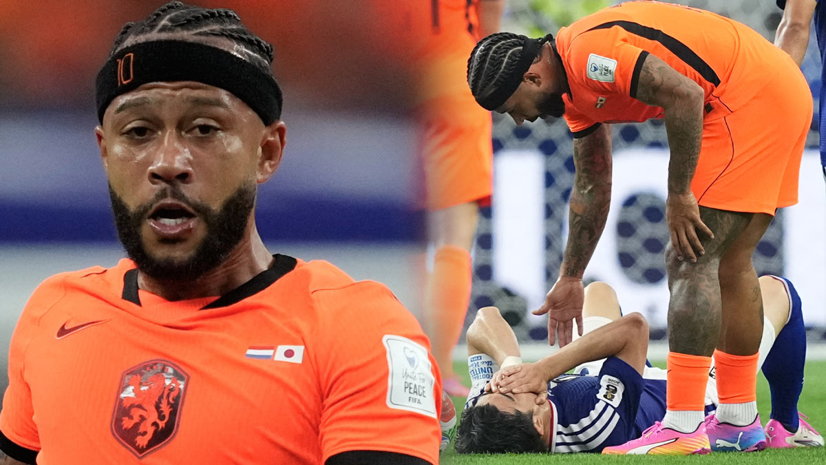 Sveriges VM-motståndare Memphis Depay sågas för fula smällen