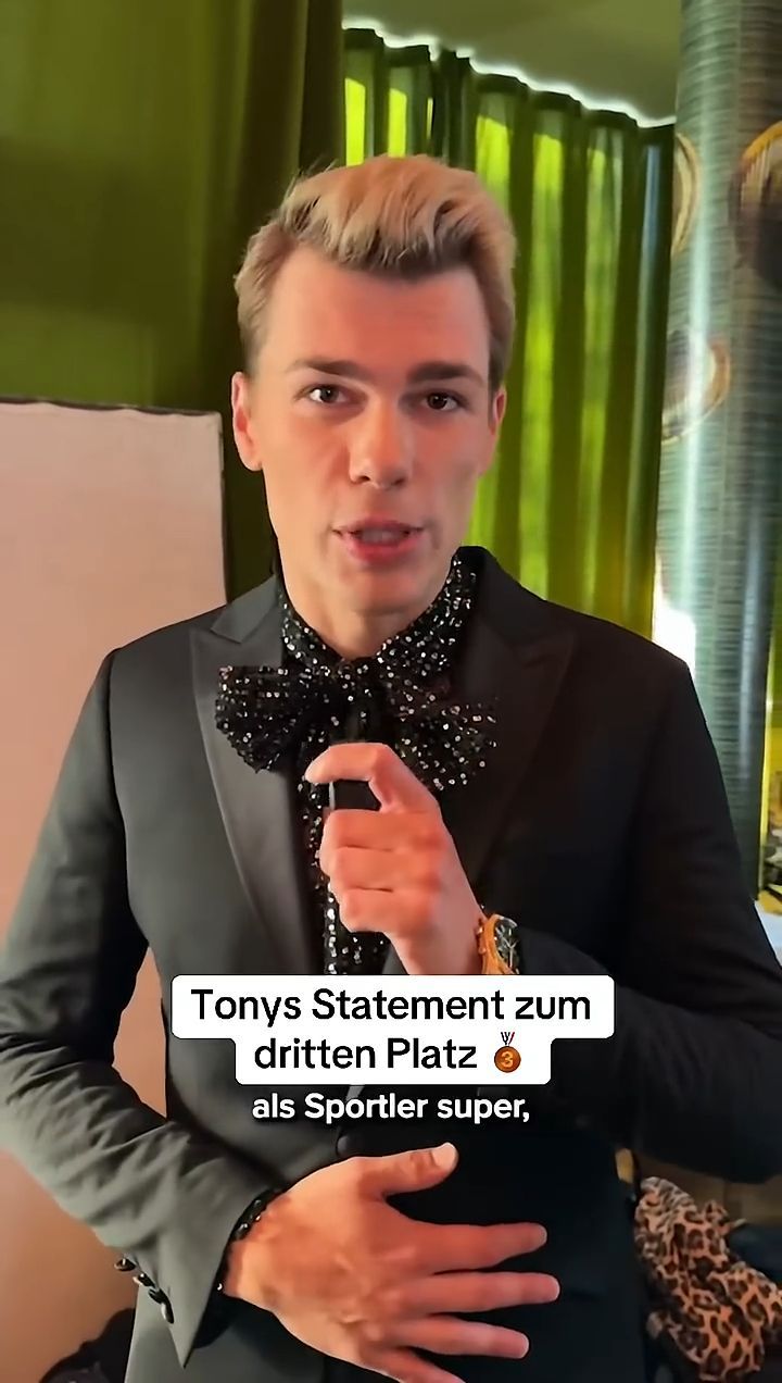Tonys Statement zum dritten Platz