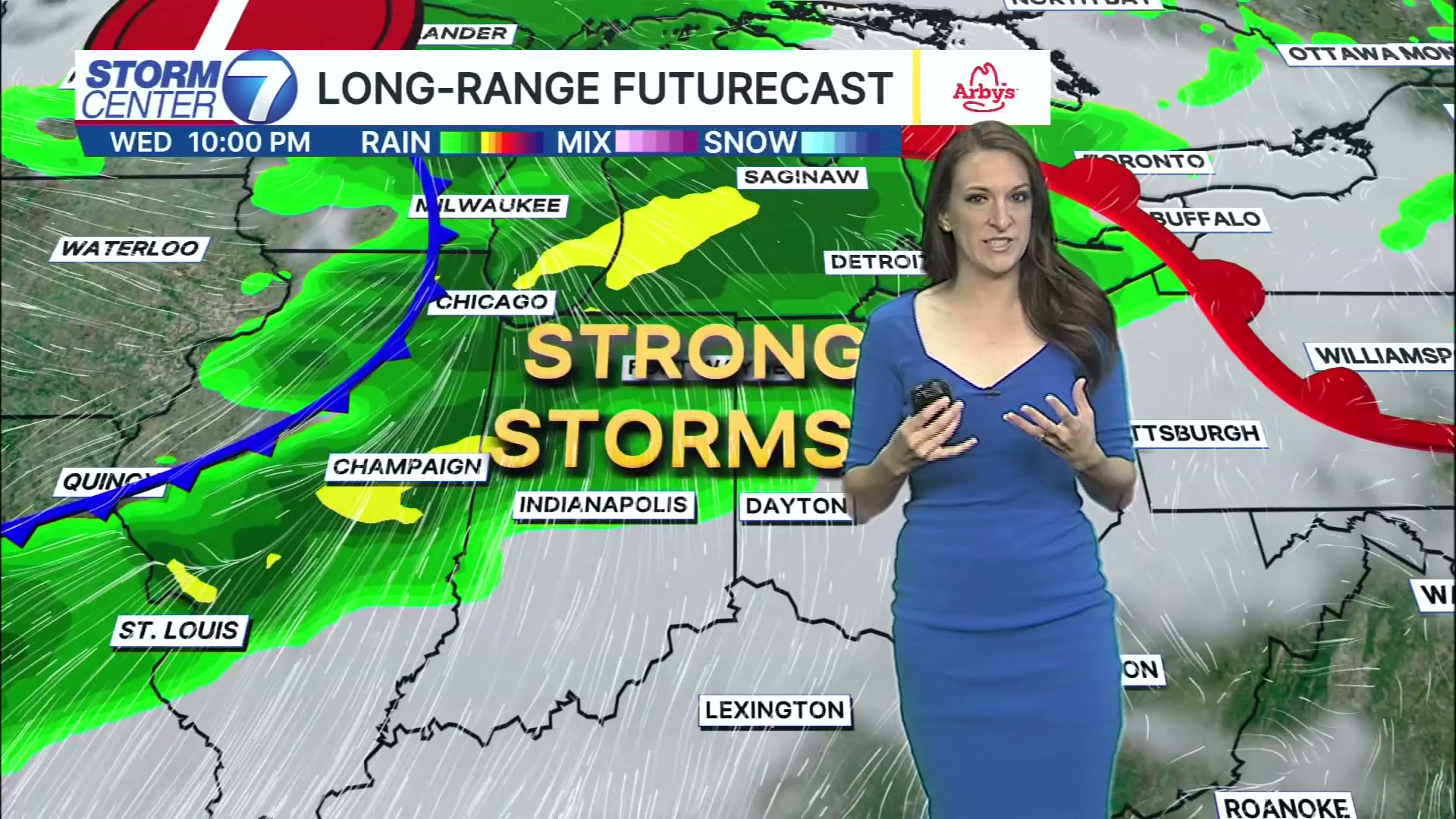 Strong storms possible Wednesday into Thursday