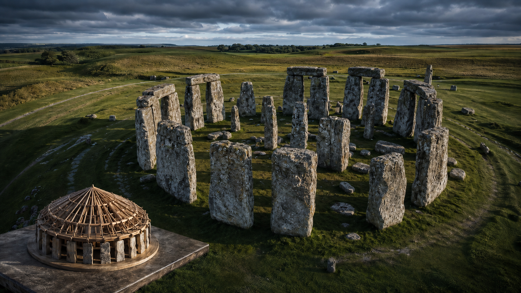 Sarah Ewbank's 30-metre thatched hall theory for Stonehenge