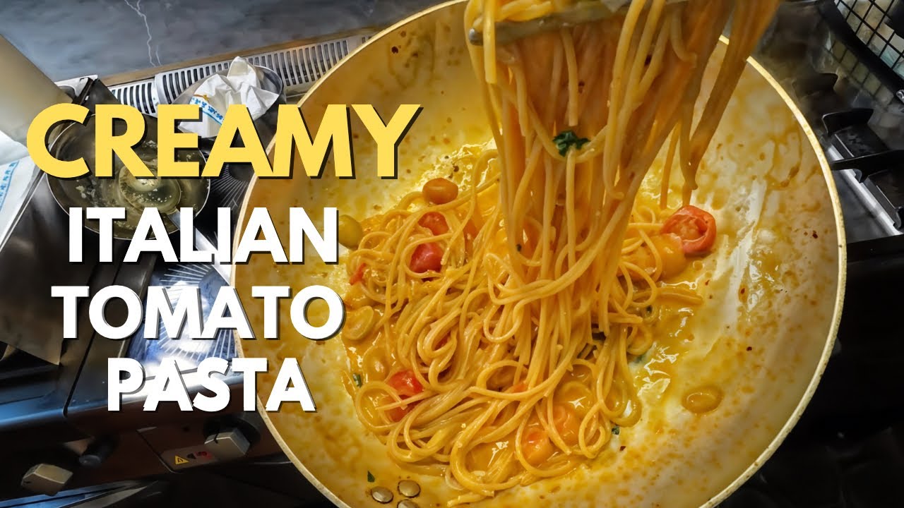 Can only three tomatoes really make creamy Italian pasta?