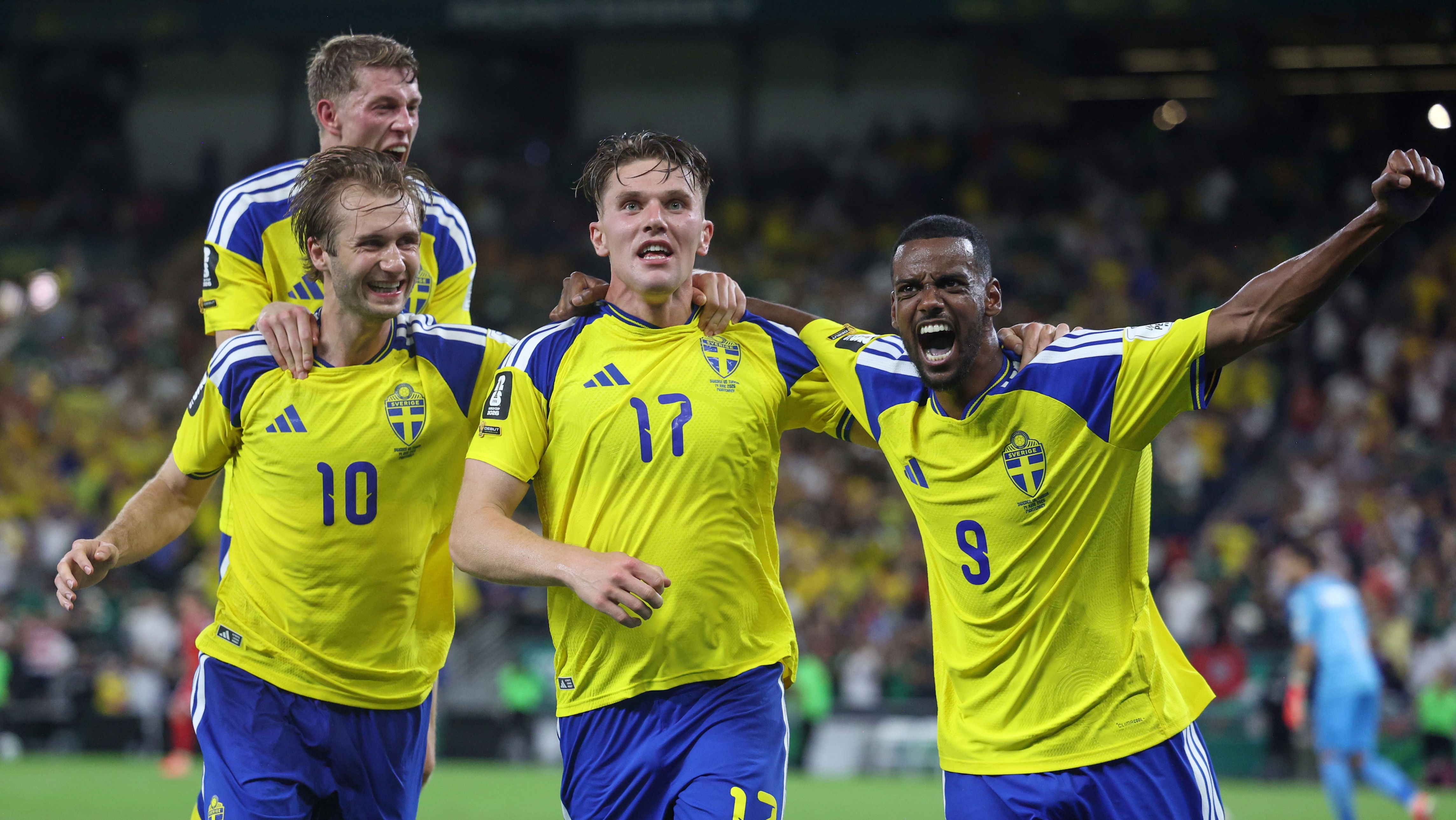 Suecia conectó un 4-1 a Túnez y muestra los dientes en el Mundial 2026