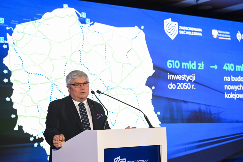 Lasek: w ramach Zintegrowanej Sieci Kolejowej powstanie 4,7 tys. km ...